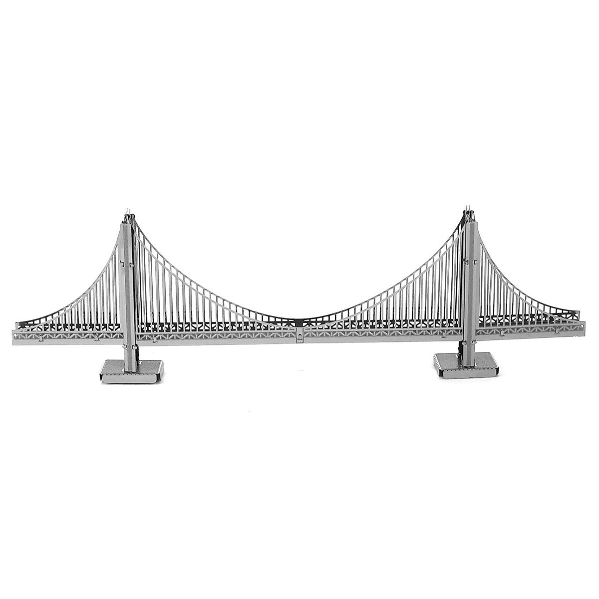 Metal Earth San Francisco Golden Gate Bridge 3D Metal Model Kit Bundle with Tweezers Fascinations