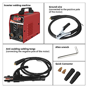 RADNA Portable Home Beginner Lightweight Welder ARC-300 Welding Machine Electric Spot Welding Portable Home Beginner Lightweight Efficient Semi-Automatic Inverter Welder (Color : 110V ARC 225)