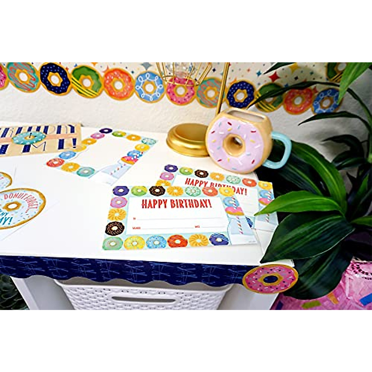 Creative Teaching Press Mid Century Mod Donuts 3" Designer Cut-Outs ...