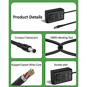 Replacement for 29V Sunjoe MJ401C Charger Compatible with Sun Joe MJ401C MJ401C-CHRG MJ401C-XR MJ401C-XR-SJB MJ401C-Pro MJ401C-XR-RED Cordless Electric Lawn Grass Mower, for Sun Joe Lawn Mower Charger