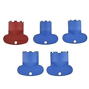 JQK Cache Faucet Aerator Key, Removal Wrench Tool for M16.5-TT, M18.5-TJ, M21.5-JR, M24-STD cache aerators, 1 Set, HAK-5N