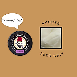BAHAWAT Clementine & Lavender Beard Conditioner - Styles, Strengthens & Softens - Natural & Organic Formula - ZERO GRIT - Reduces Itch, 2 ounce