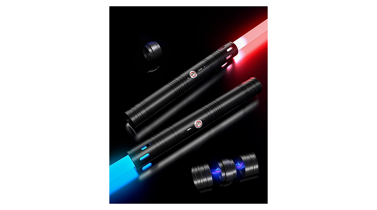 Dueling Lightsaber Toy with 20 Colors & 4 Modes for Kids & Adults