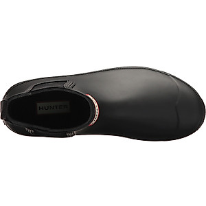 Hunter Womens Original Chelsea Black Rain Boot - 10