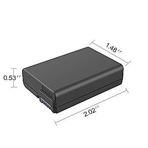 EN-EL14 EN EL14a Battery Rechargeable, LP Battery Compatible with Nikon D3500, D5600, D3300, D5100, D5500, D3100, D3200, D5200, D5300, D3400, DF, Coolpix P7000, P7100, P7700, P7800 Cameras & More