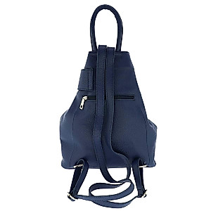 Fioretta Italian Genuine Leather Top Handle Backpack Purse Shoulder Bag Handbag For Women