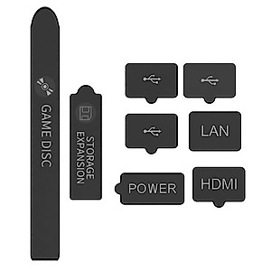 8 Pcs Dust Proof Cover For X-BOX Series S X Console Accessories Silicone Guard Set Dust Proof Stoppers