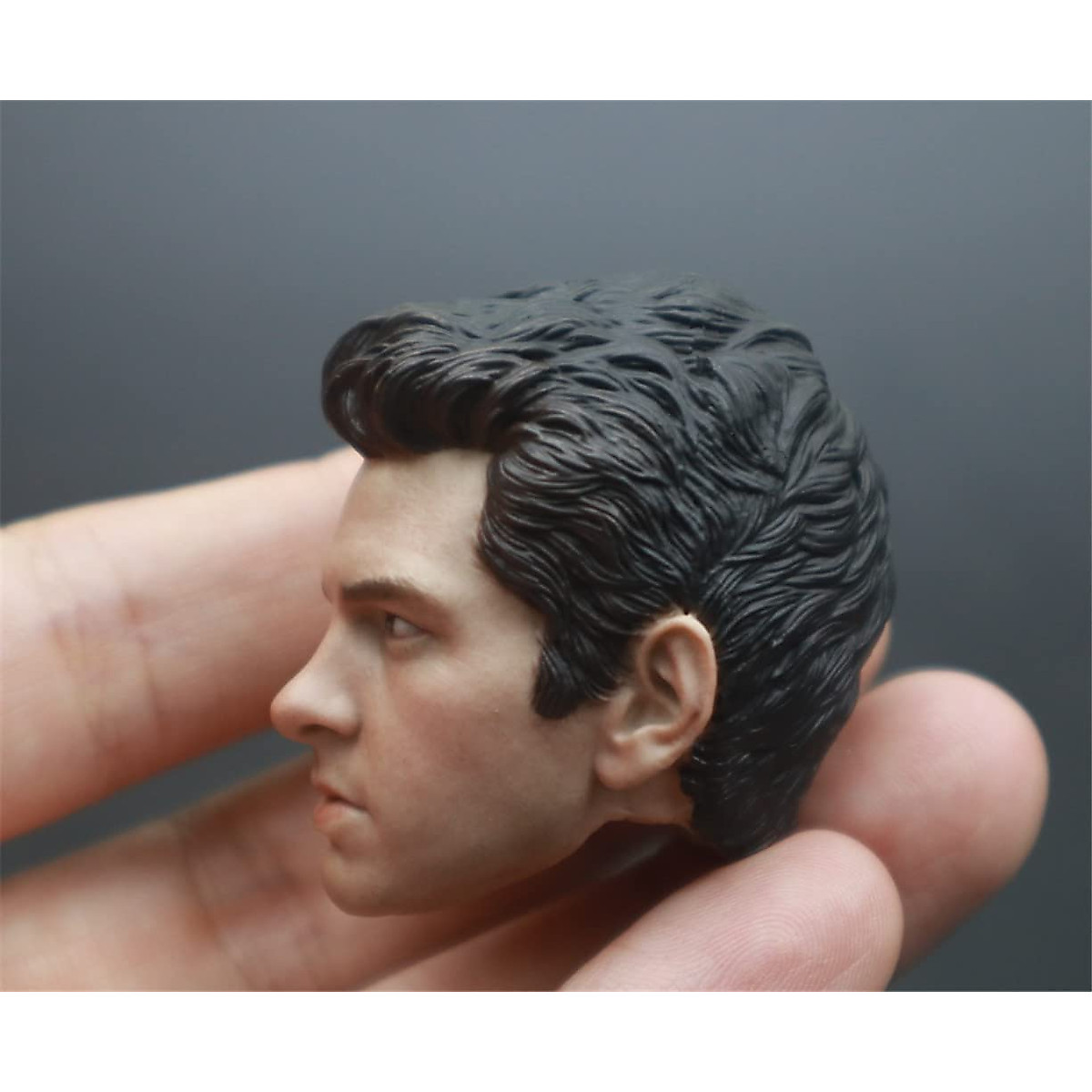 Fremego 1/6 Scale Male Head Sculpt,European Man Head Carved for 12inch Male Soldier Action Figure Collection