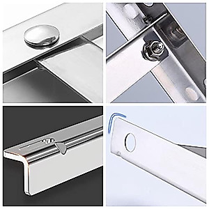 Mounting Bracket for 9000-24000BTU Condenser Ductless Mini Split Air Conditioner Heat Pump Systems, Support Condenser up to 360 lbs, Rust Free Stainless Steel,(Type1)