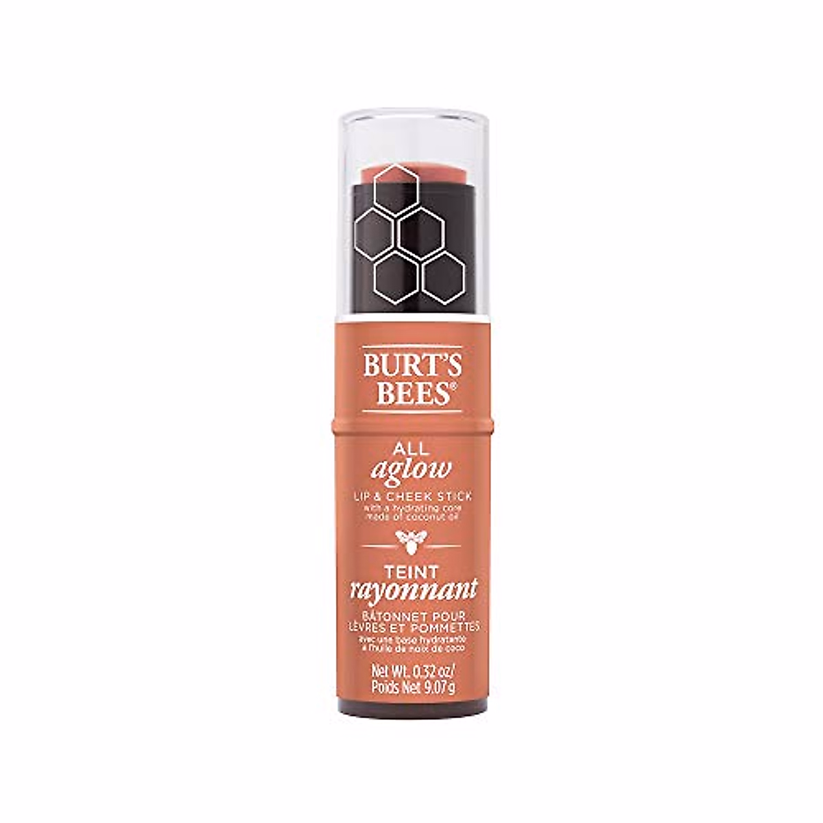 BURTS BEES Peach Pond All Aglow Lip & Cheek Stick, 0.32 OZ