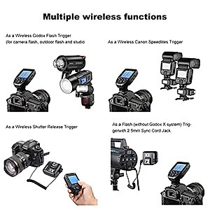 Godox XPro-N i-TTL 2.4G High-Speed Sync Wireless Flash Trigger Transmitter Compatible for Nikon Cameras, 1/8000s,11 Customizable Functions,16 Groups and 32 Channels
