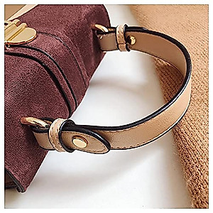 Fashion Suede Top Handle Crossbody Satchel for Women Handbags Purse Casual Classic Shoulder Bag Totes (Red)