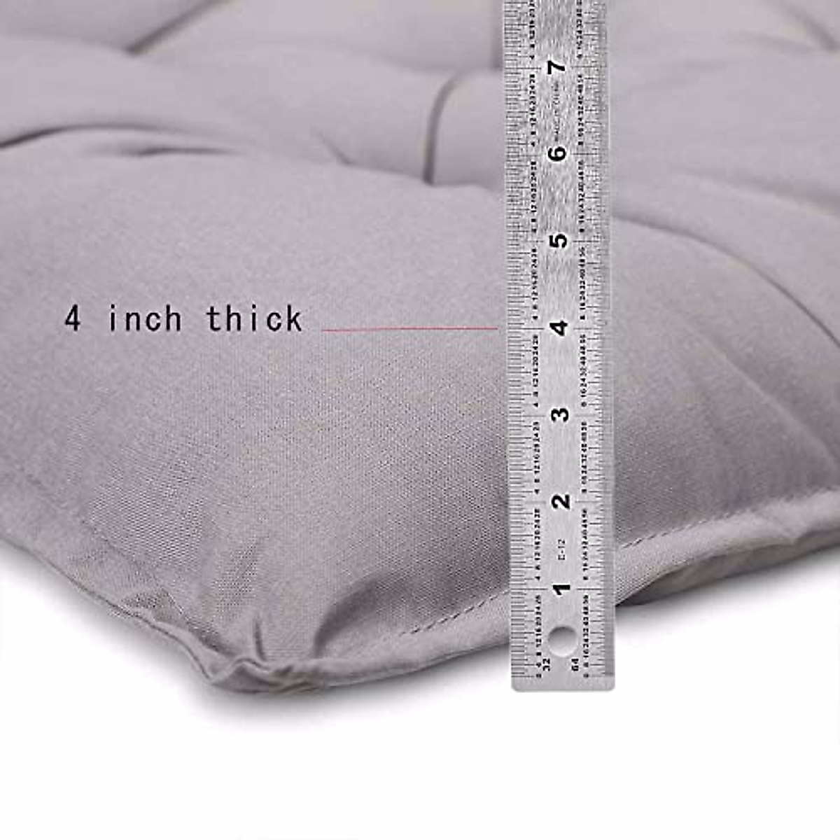 Swing Replacement Cushions Waterproof Bench Cushion for Outdoor Furniture Porch Soft Swing Cushions with Ties, Comfy Patio Chair Cushion Garden Decoration Lawn Chair Pads ( brown 60*40in/150*100cm)