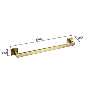 Towel Racks, Towel Rack Simple Towel Rack Single Towel Rack Towel Bar Towel Rack Wall Towel Rack for Bathroom Kitchen Bathroom Hardware Accessories Go