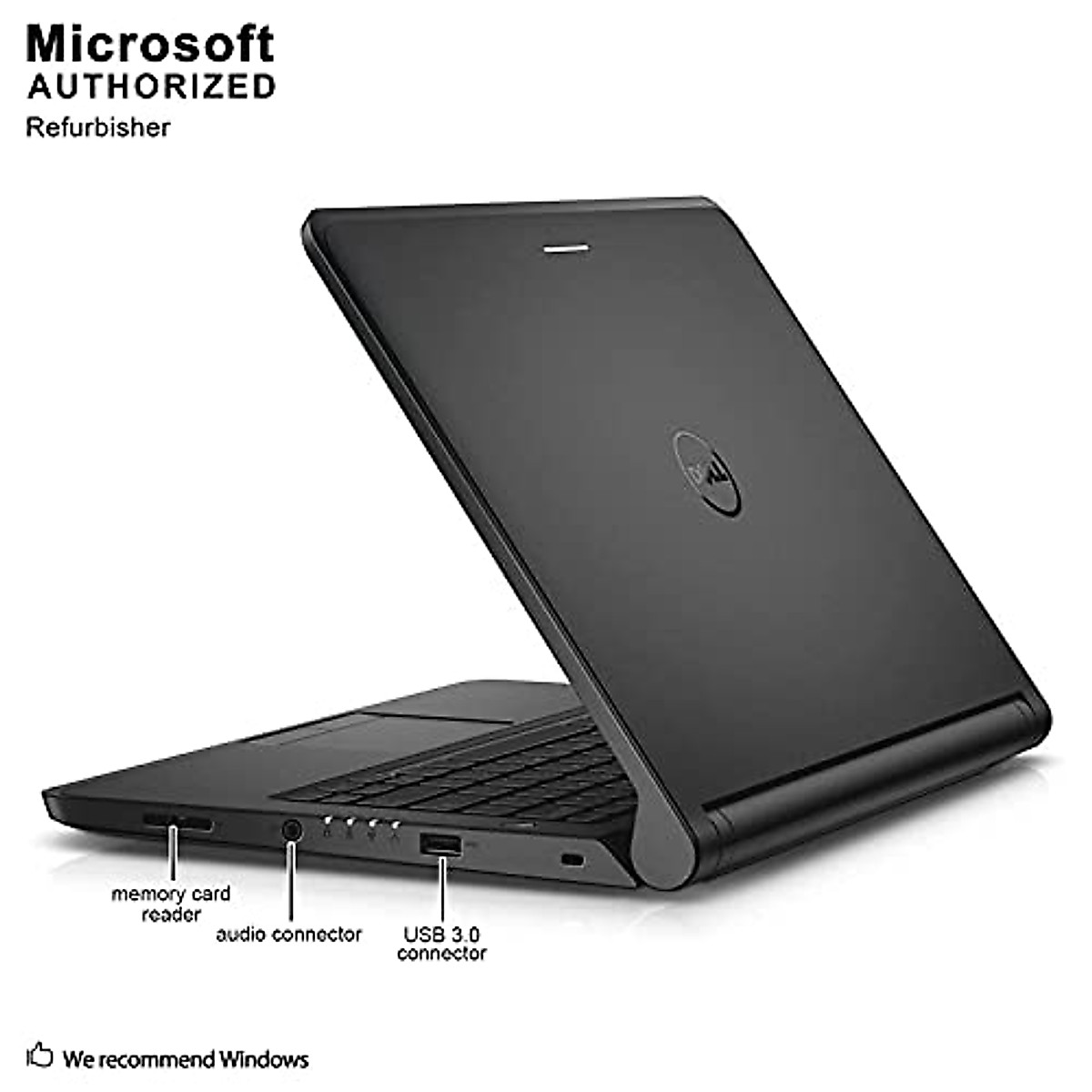 Dell Latitude 3340 13.3" Laptop, Intel Core i3, 4GB RAM, 500GB HDD, Win10 Home (Renewed)