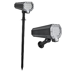 FASJ Solar Wall Lamp, ABS Smart Solar Lawn Light for Home for Decoration for Courtyard Garden for Lighting
