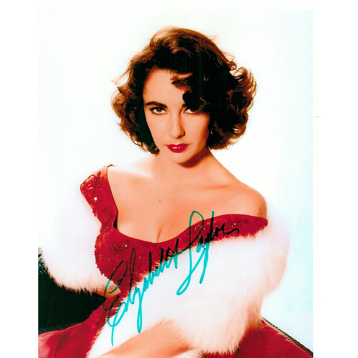 Kirkland Elizabeth Taylor 8 X 10 Photo Display Autograph on Glossy Photo Paper