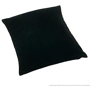 RJ Displays 3 piece Black Velvet Bracelet & Watch Pillow Jewelry Display