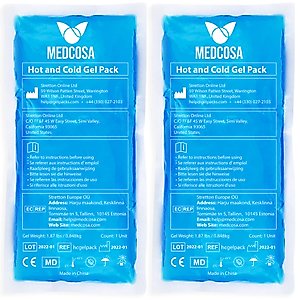 Medcosa Large Flexible Sport Ice Pack | Any Ache, Any Pain, We’ve Got You Covered | Extra Large Cold Reusable Pack | Ideal for Sport Injuries, R.I.C.E Treatment & Back Ailments