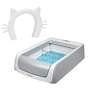 PetSafe ScoopFree Self Cleaning Cat Litter Box & Cat Corridor - Interior Cat Door Keeps ScoopFree Litter Box Hidden From Guests and Dogs - Private Access For Your Cat - Never Scoop Litter Again