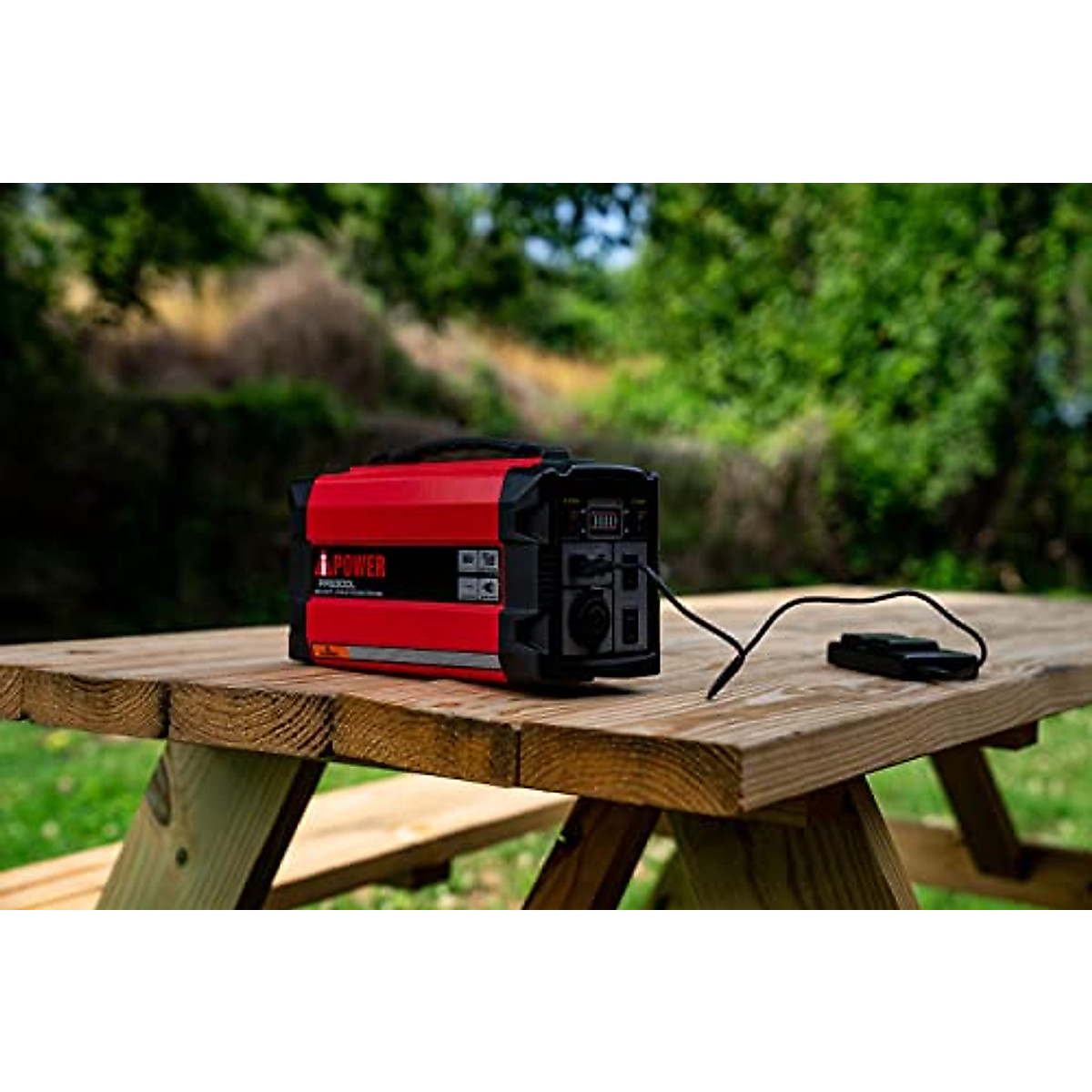 A-iPower Portable Power Station 300W with Lithium-Ion Battery, 288Wh Battery Power Supply for Home Emergency Use, CPAP, Camping, Weekend Trip and Fishing