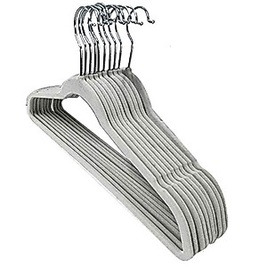 CffdoiLyj Drying Rack, Velvet Hangers Hangers Non-Slip Velvet Non Slip Clothes Hangers Durable Felt Hangers for Coats Pants Dress