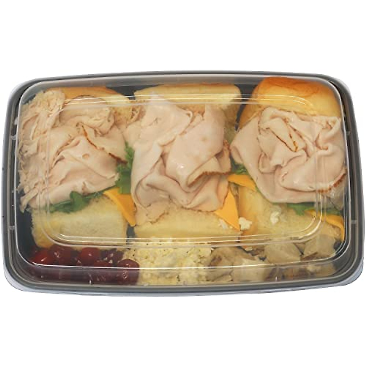 50 Pack - SimpleHouseware 1 Compartment Reusable Food Grade Meal Prep Storage Container Lunch Boxes, 28 Ounces