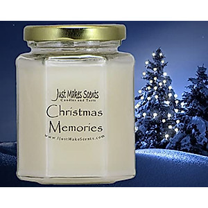 Just Makes Scents 3 Pack - Christmas Memories (Cinnamon, Clove & Vanilla) Blended Soy Candle