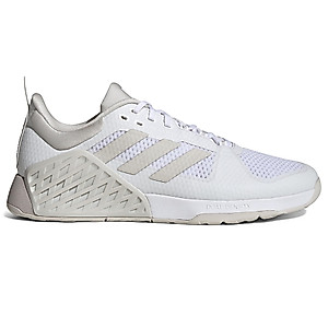 adidas unisex-adult Dropset 2 White/Linen Green/Silver Pebble 14.5