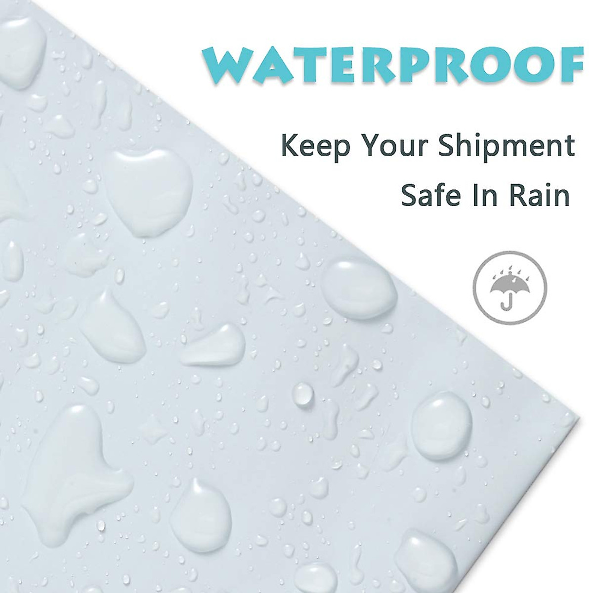 UCGOU Poly Mailers 19x24 Inch White 50 Pack Extra Large Shipping Bags Strong Thick Mailing Envelopes Self Seal Adhesive Waterproof and Tear Proof Boutique Postal for Clothing,Quilt and More