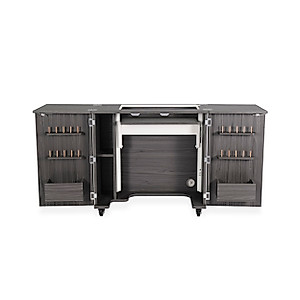 Arrow Sewing Kangaroo Bandicoot Sewing and Quilting Cabinet with Lift, Living Room, Color-Gray