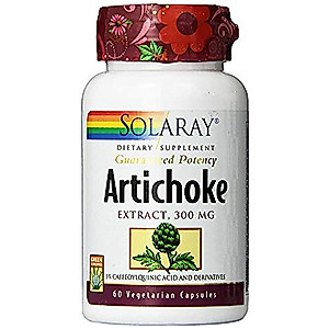 Solaray Artichoke Leaf Extract, 300mg, 60 Count (2 Pack)