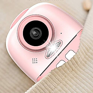 LKYBOA Children's Camera Toy Camera Digital High-Definition Travel Gift Stand That Can Take and Print Photos (Color : A)
