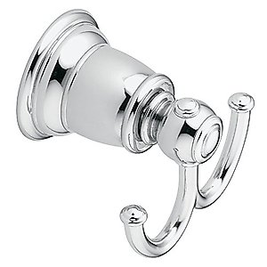 Moen YB5403CH Kingsley Double Robe Hook, Chrome