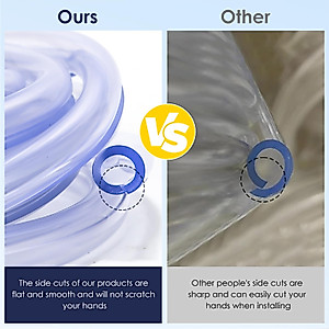 WEDAWN Dog and Cat Cord Protector from Pets No-Chew Solution, Pet Wire Flexible Cable Sleeve 10ft/2mm Thick, 1/2in Diameter Wire Protector Tubing for Cord, Cable Cover for USB Charger,Odorless,2Pack