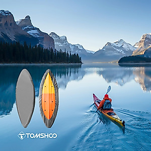 Relaxyee Kayak Cover Waterproof Kayak Canoe Cover Storage Dust Cover UV Protection Paddle Board Cover Fishing Boat Sunblock Shield for Outdoor Storage