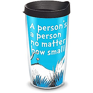 Tervis Dr. Seuss™ - Horton Made in USA Double Walled Insulated Tumbler Travel Cup Keeps Drinks Cold & Hot, 16oz, Classic