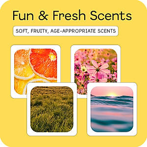 SCENTED THINGS Angel Face Perfume Set for Teen Girls, Body Spray Perfume for Kids, Girls 10-12 & Teenage, Fashion Collection Girl Gift Set, 3 Kissing Lips-Shaped Perfumes