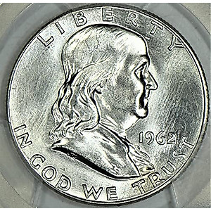 1962 P Franklin Half Dollar MS-66 PCGS