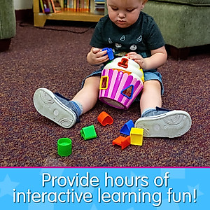 The Learning Journey - Early Learning - Cupcake Shape Sorter - Shape Sorter for Toddlers Ages 12 Months and Up - Award Winning Toys