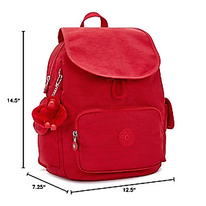 Kipling Women's City Pack, Red Rouge, Medium