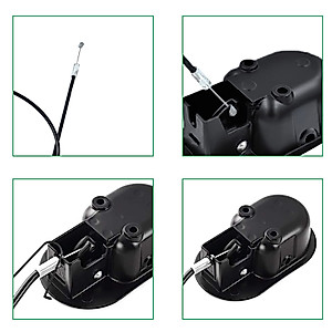 BokWin 1 Pcs Metal Recliner Pull Handle Replacement,Couch Sofa Cable Chair Recliner Lever Handle,Exposed Cable Length 4.9inch