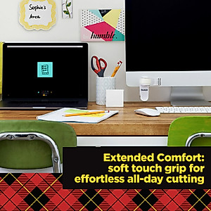 Scotch 8 Inch Precision Bent Scissors, Great for Everyday Use (1448B)