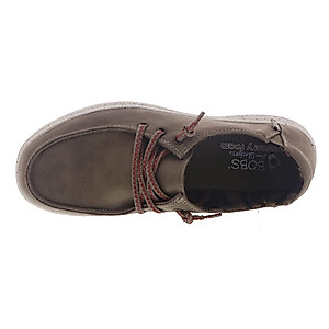 Skechers Women's Bobs Skipper-Sandbar Social Sneaker, Taupe, 7.5