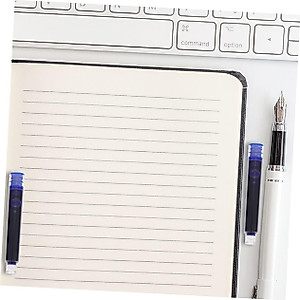 STOBOK 2 Sets 200pcs Black Ink Sac Erasable Pens Refill Refillable Fountain Pen Fountain Pen Ink Fountain Ink Pen Refills Cross Ink Fill Ink Universal Plastic Ink Gall Student