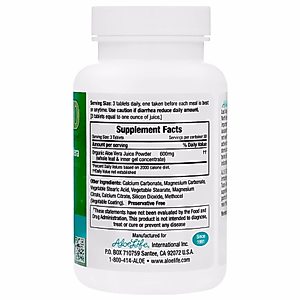 Aloe Life - Aloe Gold Tablets, Immune Support & Healthy Herbal Bitters, Supports Proper Digestion, Promotes Energy & Body Wellness, Certified Organically Grown Whole Leaf Aloe Vera Leaves (90 Tablets)
