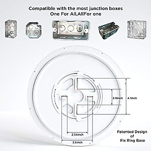 TALOYA Smart Ceiling Light Flush Mount LED WiFi, Compatible with Alexa Google Home, Dimmable Low Profile Ambient Light Fixture for Bedroom Living Room,12 Inch 24W