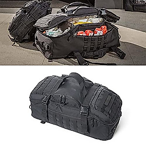 WolfWarriorX Gym Bag Duffle Bags Backpack Travel Weekender Bag for Men Women Workout Bag for Military,Sports,Overnight,Basketball,Tactical,Football Waterproof & Tear Resistant Coyote 45L