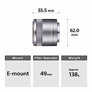 Sony SEL30M35 30mm f/3.5 e-mount Macro Fixed Lens