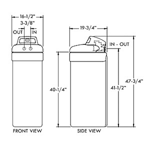 Kenmore 350 Water Softener + Culligan WH-S200-C Whole House Water Filtration System